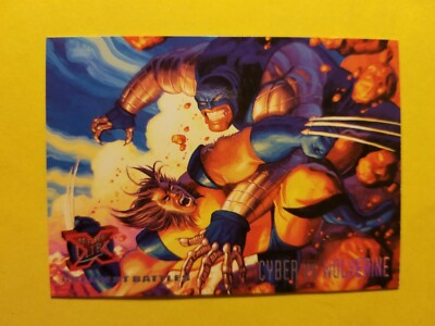 CYBER vs WOLVERINE #130 - 1995 ULTRA X-MEN SUPER HEROES MARVEL COMICS ...