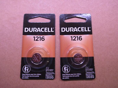 Duracell 1216 Battery - 2 Packs - Expires 2030 - 3V | eBay