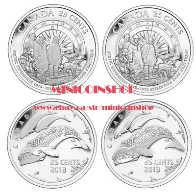 Canada 2013 25-Cent Arctic Expedition 100th Anniv & Life in North ...