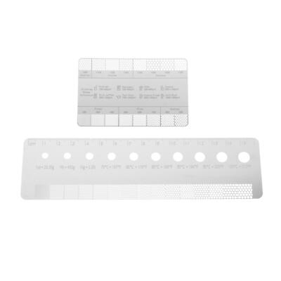 Coffee Ground Measuring Ruler Coffee Bean Burr Mills Contrast Measuring ...