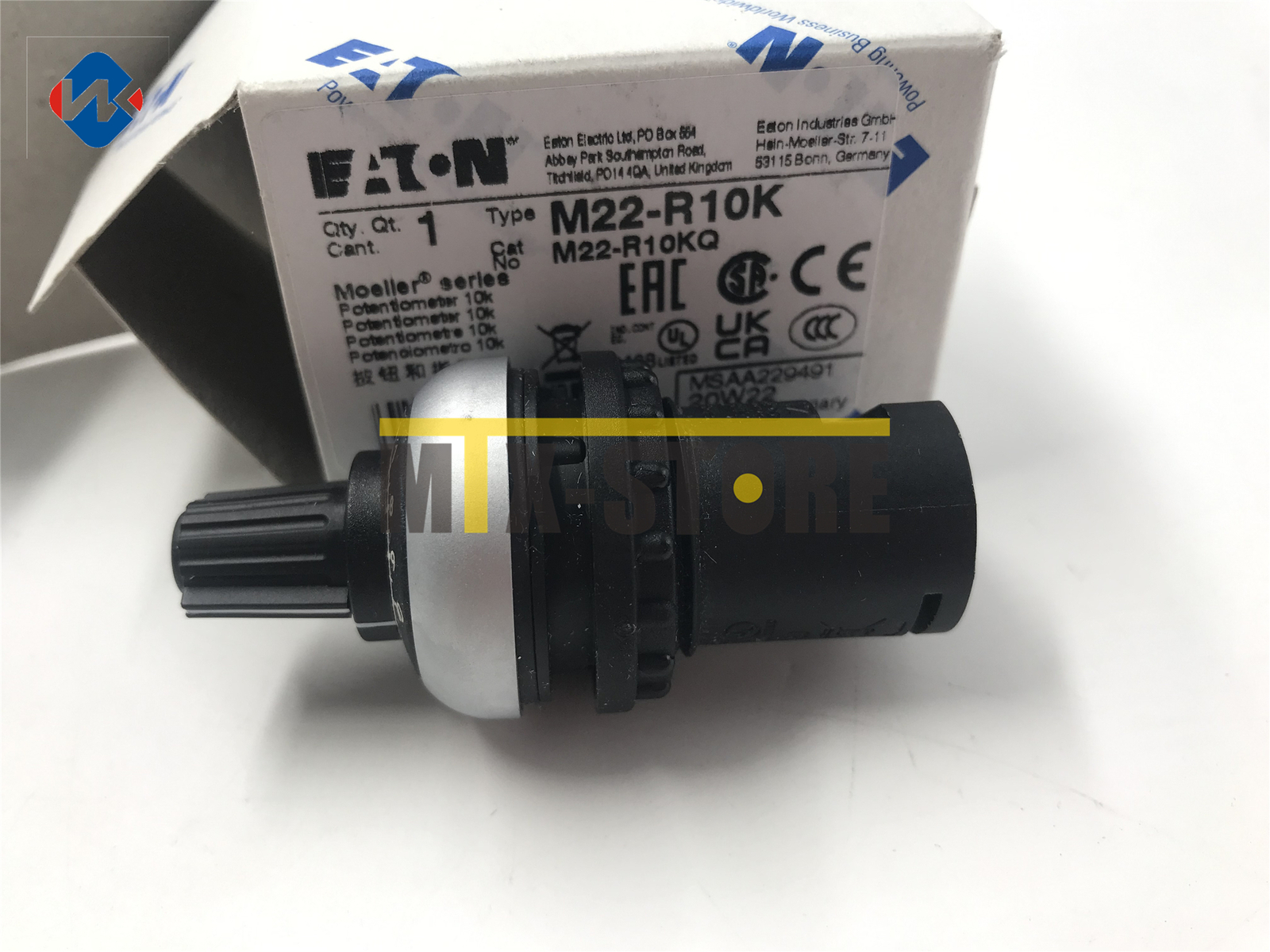 1pcs New Moeller M22-R10K 10k Potentiometer M22R10K | eBay