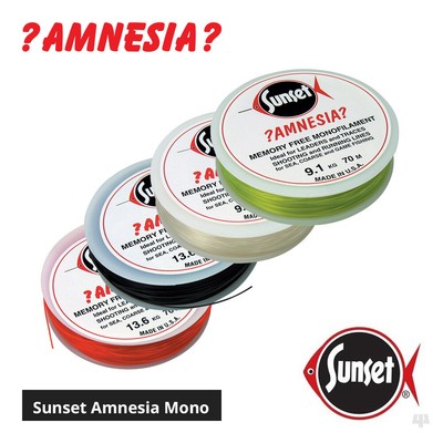 Sunset Amnesia Memory Free Monofilament - Sea Cod Carp Lure Leader ...
