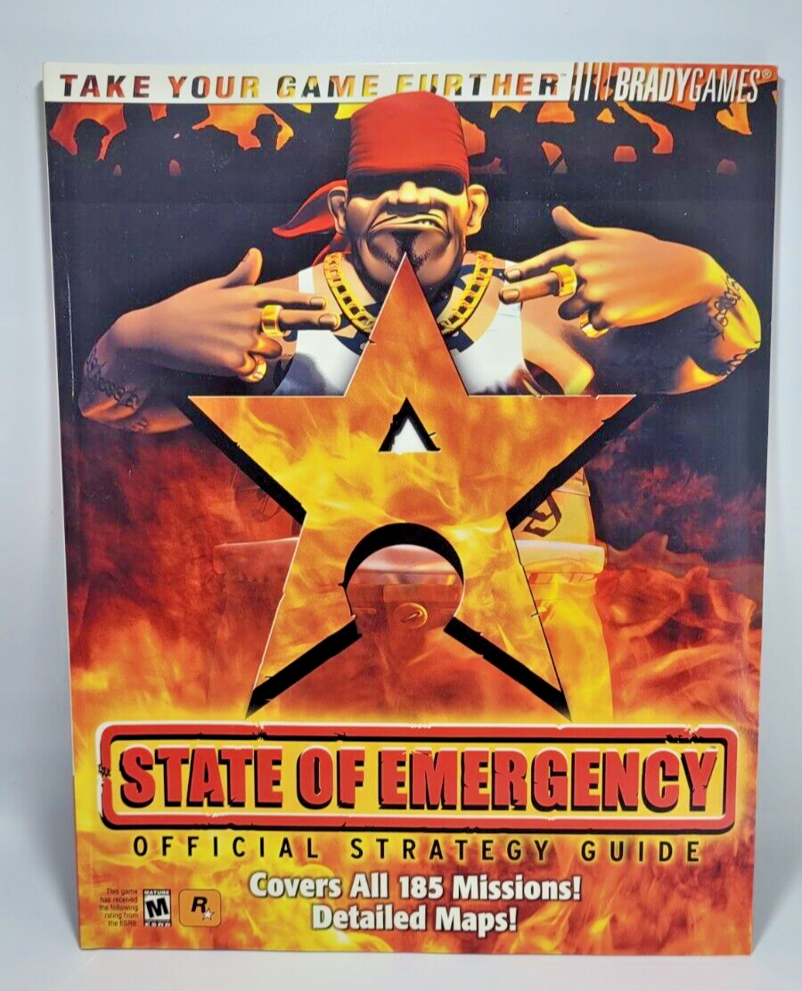 State of Emergency Official Strategy Guide Brady PS2 Xbox Rockstar | eBay