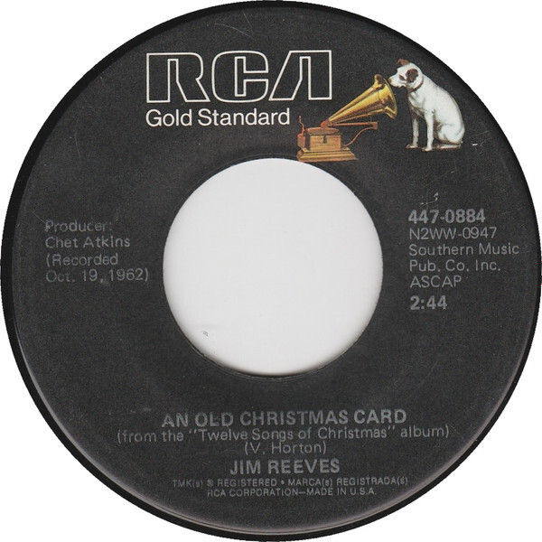 An Old Christmas Card / Senor Santa Claus [Vinyl] Jim Reeves | eBay
