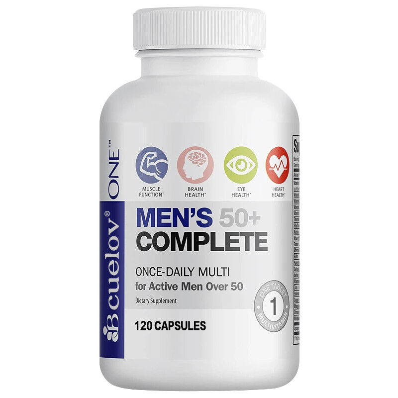 Multi Vitamins and Minerals for Men Capsules - MEN'S 50+ COMPLETE | eBay