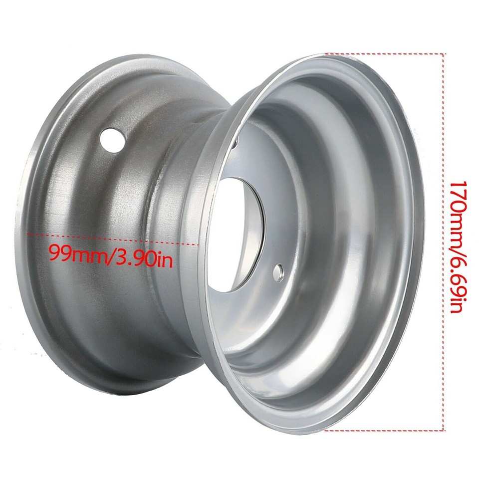 6" inch Wheel 3 Lug Rim FOR 145/70-6 Tire for Quad Bike ATV go kart ...