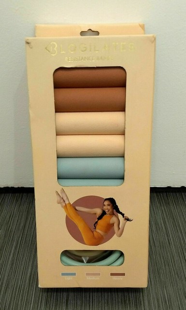 Blogilates Booty Resistance Bands 2pk - Green/pink for sale online | eBay