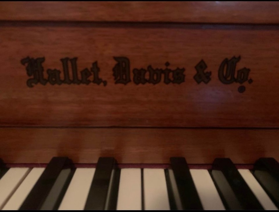 Hallet, Davis and Company Upright Piano | eBay