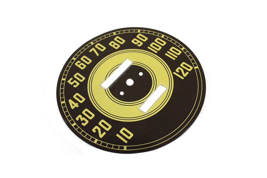 Olive Tin Speedometer Face fits Harley Davidson | eBay