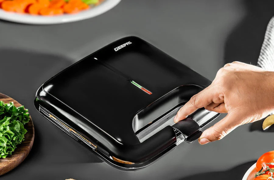 Toastie Sandwich Grill Maker 750W Non Stick Deep Fill 2 Slice Toaster ...