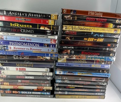 Lot of 40 DVDs NEW SEALED Adult Dramas Comedy Action Good Movies | eBay