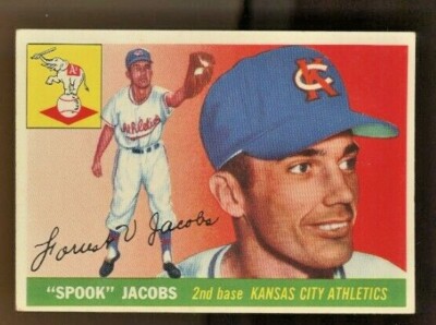 1955 Topps #61 Spook Jacobs crease free EX | eBay