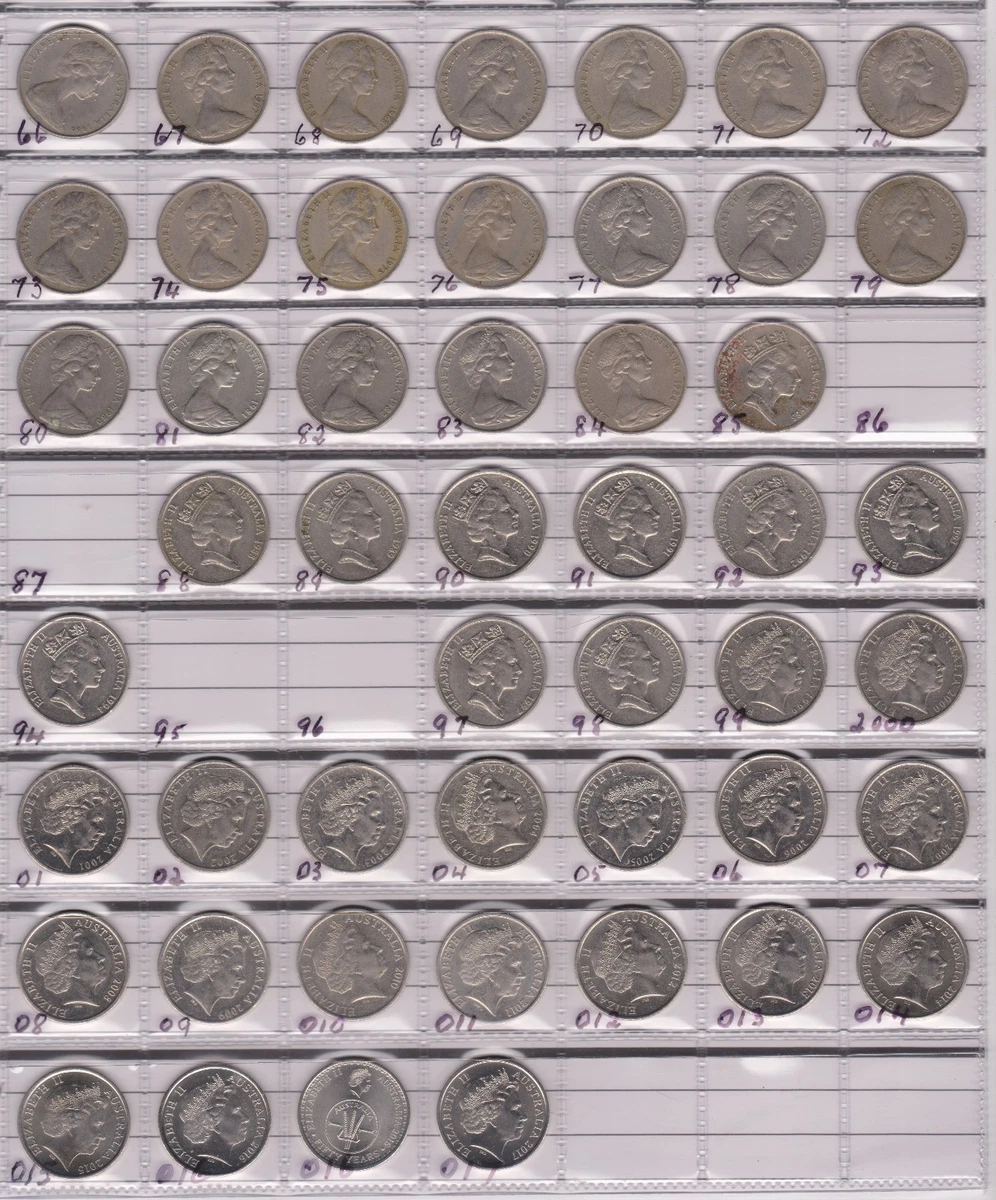 Rare Australian 10 Cent Coins