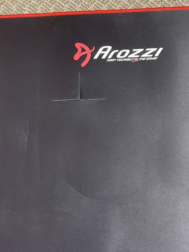 AROZZI Arena Gaming Desk MAT Black /RED HEAVY DUTY | eBay