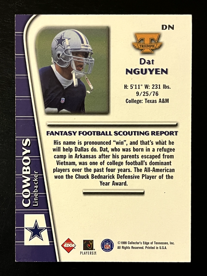 Dat Nguyen 1999 Collector's Edge Triumph Signed, Sealed, & Delivered ...