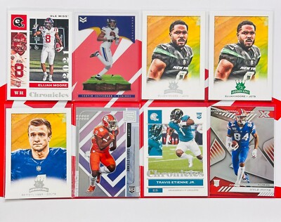 2021 NFL Chronicles 8 Card Lot - Ehlinger Etienne Moore Pitts Jefferson ...