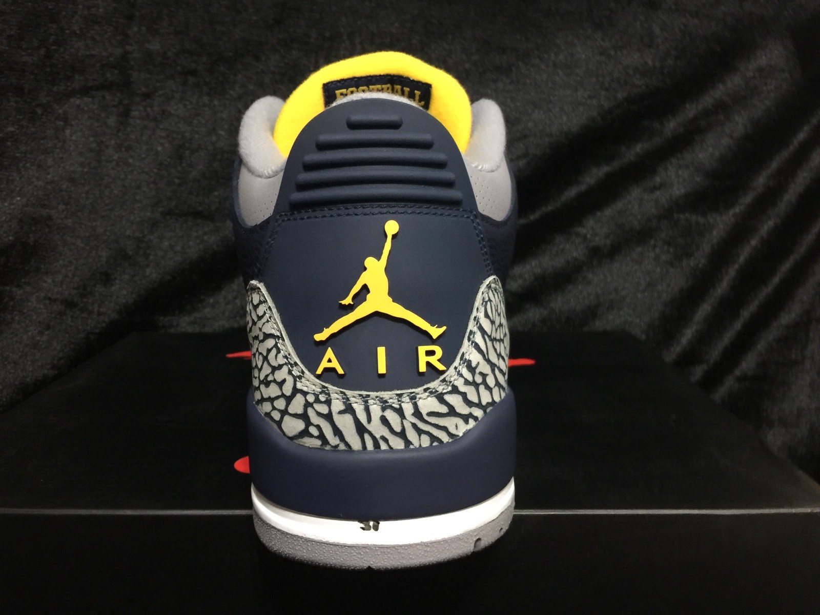 AIR JORDAN 3 RETRO OG MICHIGAN P.E. UNRELEASED SAMPLE AJ3-820064 SZ 14 ...