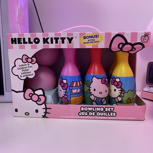 New Sanrio Hello kitty Bowling Set Indoor & Outdoor Fun Game Cute ...