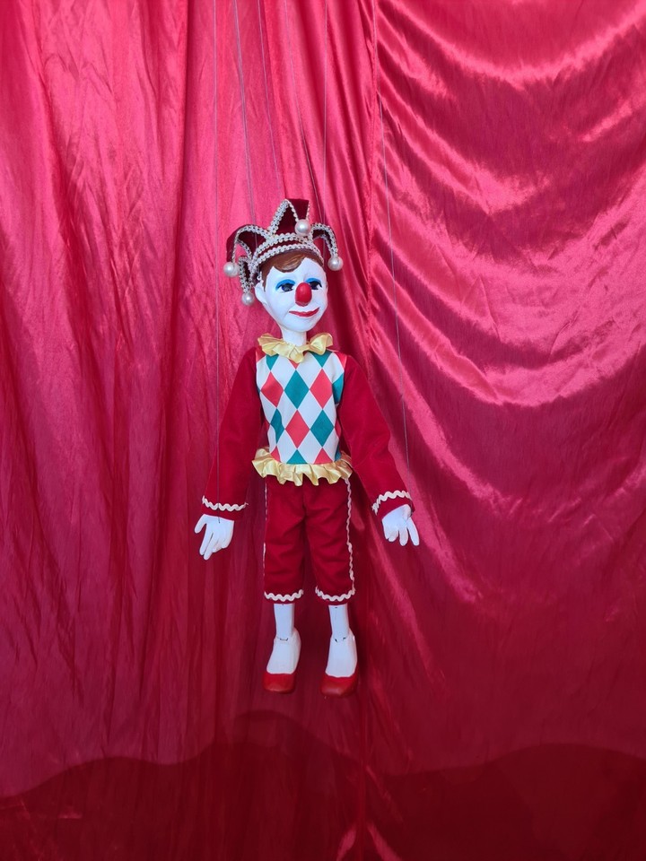 18 inch professional hand made 9 string marionette clown puppet | eBay UK