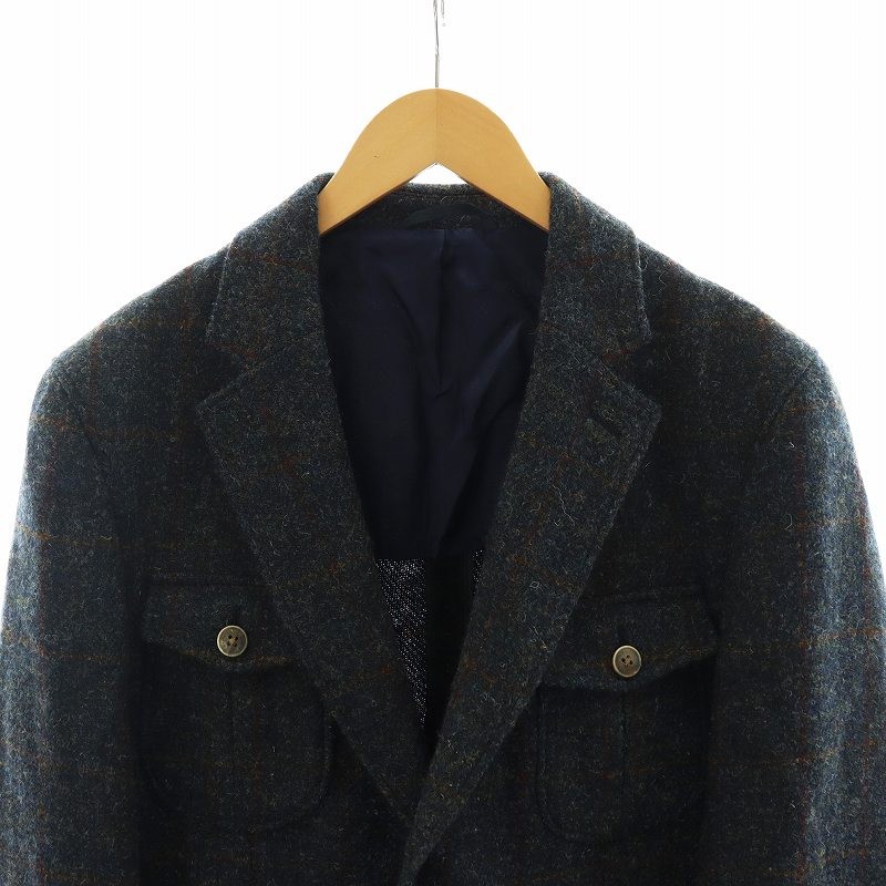 Hackett Harris Tweed Hunting Country Jacket Gray 42R/52R Used Men's | eBay
