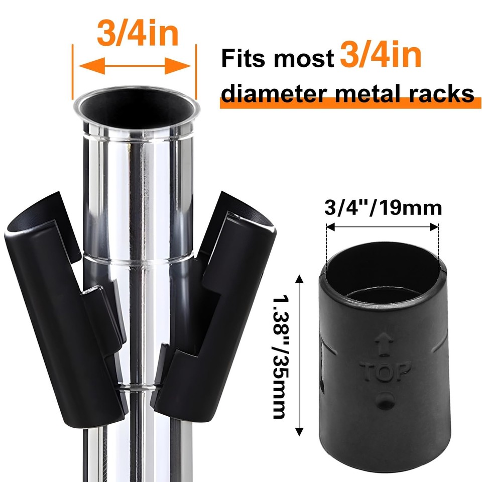 Litoexpe 72 Pcs Wire Shelf Clips, Wire Shelving Shelf Lock Clips for 3/ ...