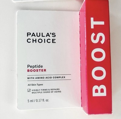 Paula's Choice BOOST Anti Aging Peptide Booster Amino Acid Complex 5mL | eBay