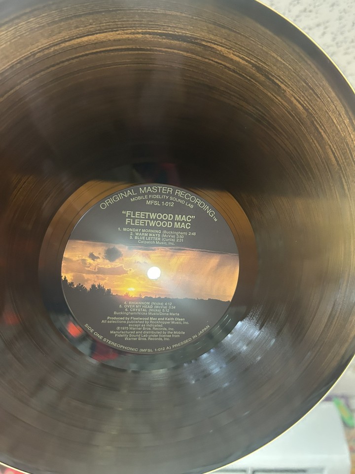 Fleetwood Mac Self Titled Original Master Recording Vinyl Record NM ...
