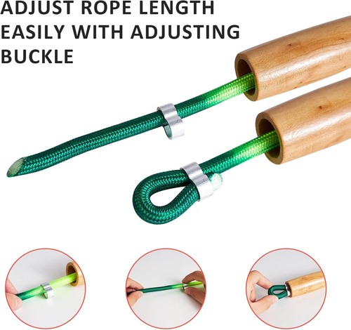 Double Dutch Long Jump rope - 16Ft 2 Pack Skipping Rope for Kids ...