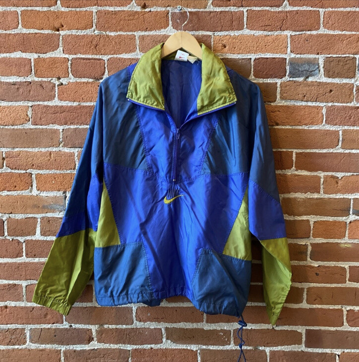Vintage 1990s Nike Windbreaker Jacket, Men’s Medium, … - Gem