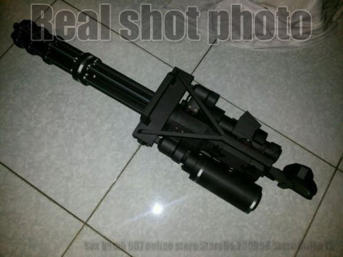 Gatling M134 minigun 3D paper model toy Machine gun cosplay weapons gun ...