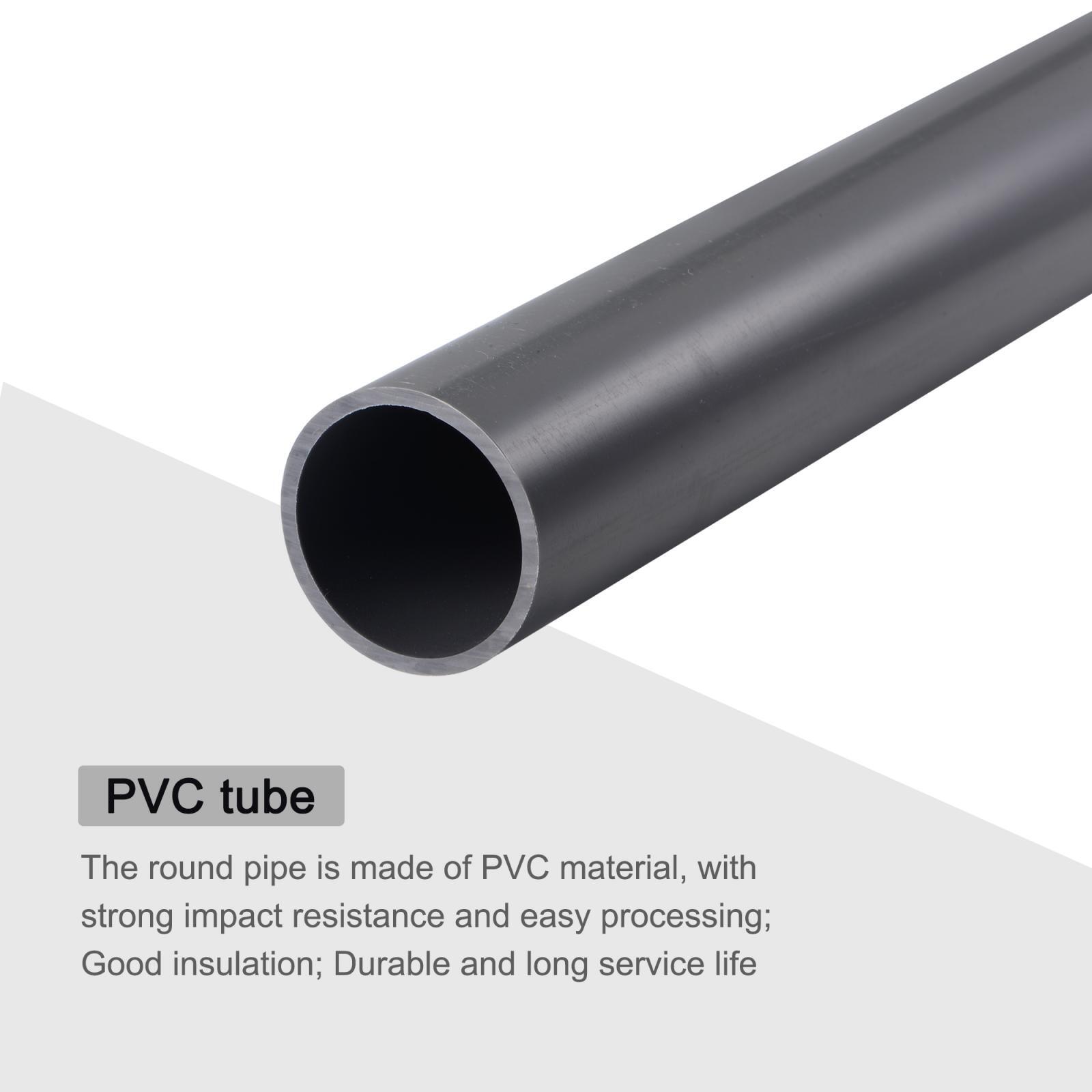 PVC Tuyau 28mm Dia Interne 32mm Dia Externe 0.65m Clair Gris pour Eau ...