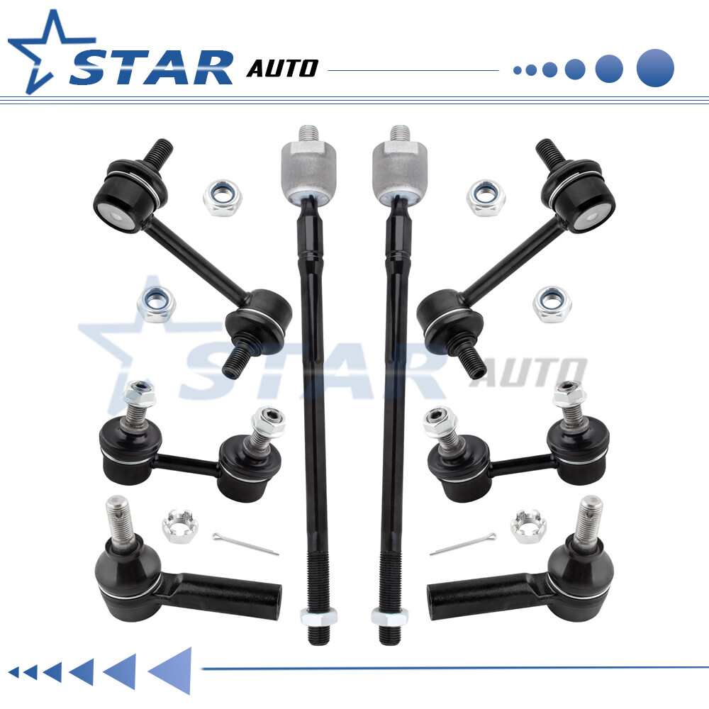 8x Front &Rear Sway Bar Link Inner Outer Tie Rod for Toyota Corolla ...