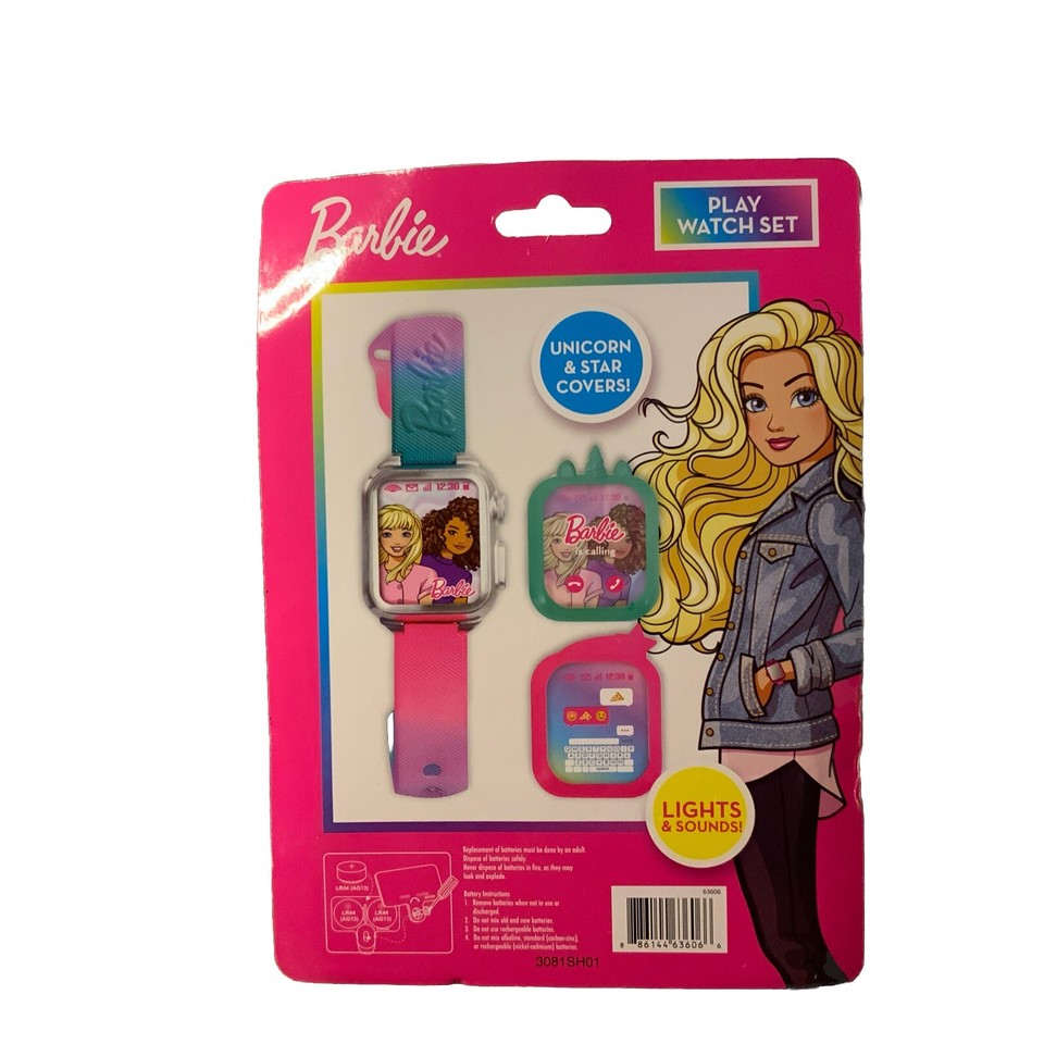 Barbie Smart Toy Watch With Light & Sound - Interchangeable Covers ...