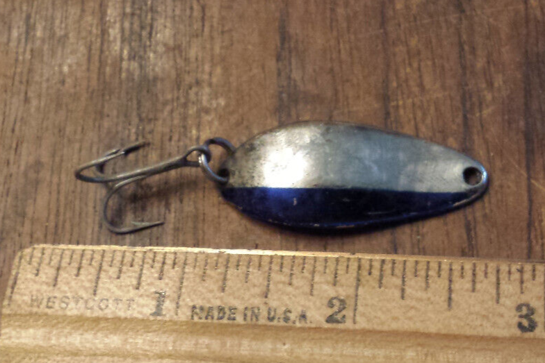 vintage 1.5-inch Little Cleo A SENECA LURE spoon - no girl -blue/silver ...