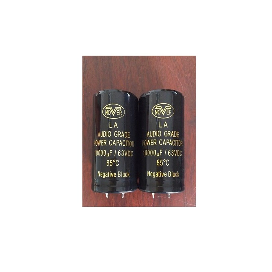 2pc NOVER 10000uF 63V Audio Amplifier Capacitor 30x60mm Electrolytic ...