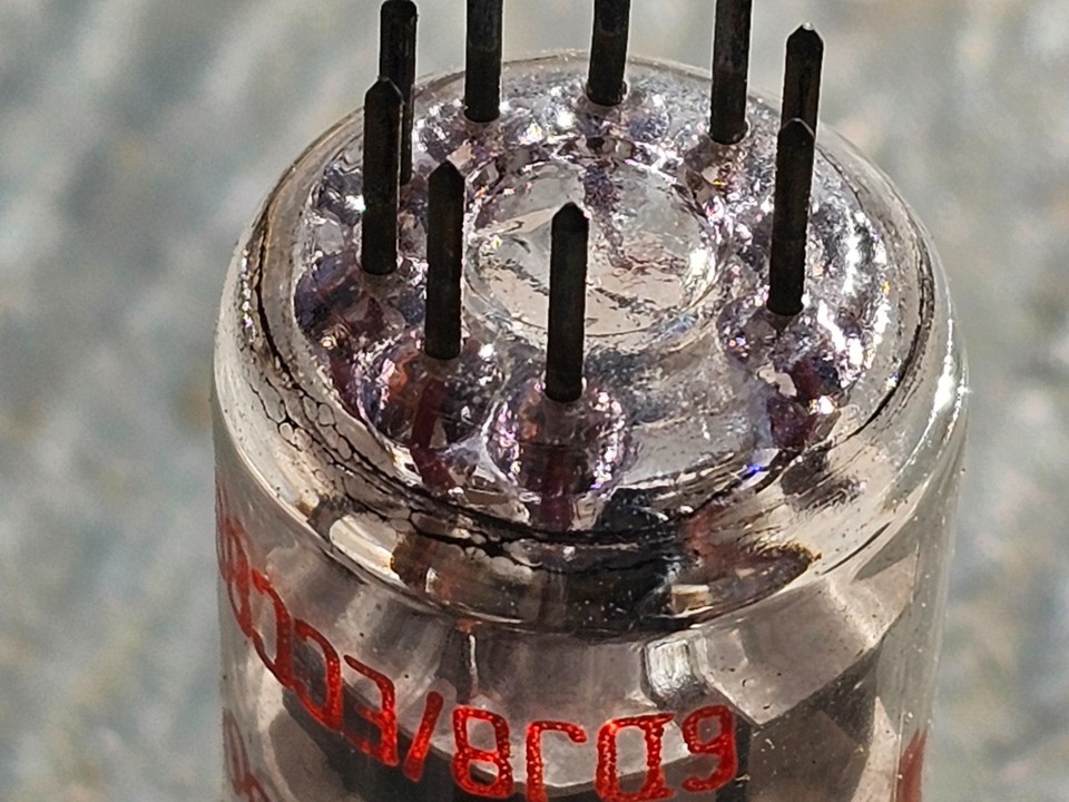 Matched Quad RCA 6DJ8 / ECC88 Vacuum Tubes NOS NIB Made in UK Vintage ...