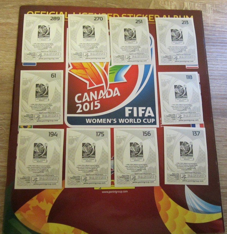 10 Panini Sticker Frauen WM Canada 2015 | eBay.de