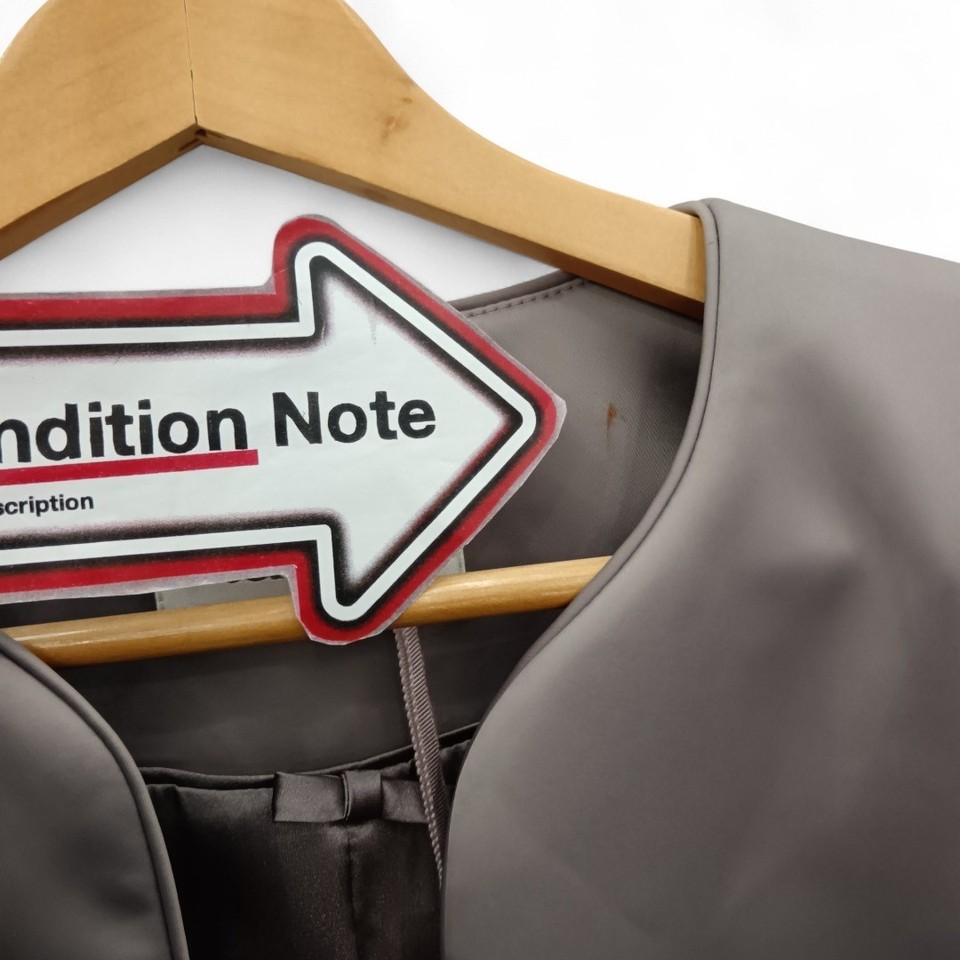 Kaliko Jacket UK16 Grey Polyester Blend Cropped - Preloved | eBay