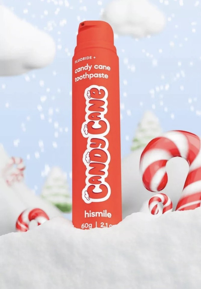 HISMILE limited Edition CANDY CANE FLAVOR Toothpaste (60 g) NEW ...