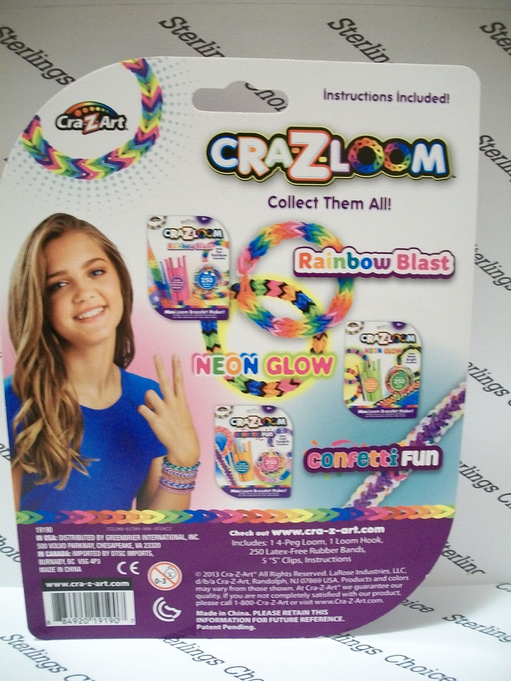 Cra-z-art Cra-z-loom Mini Loom Bracelet Maker - Candy Craze | eBay
