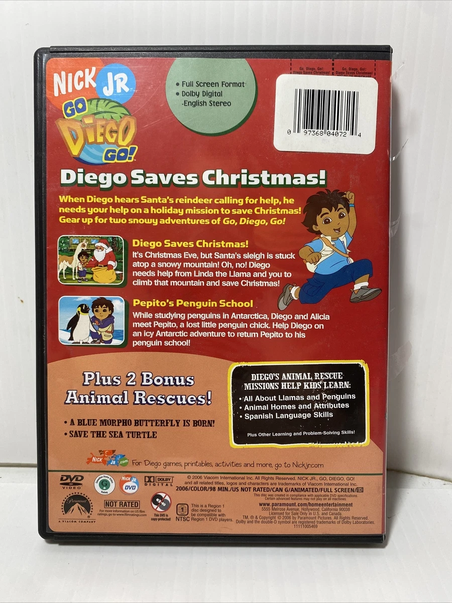 Go Diego Go Diego Saves Christmas Dvd