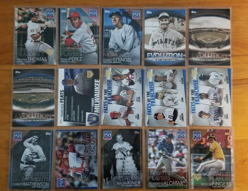 2019 Topps Parallel Inserts 150th/Gold/Black/Blue you pick choice | eBay