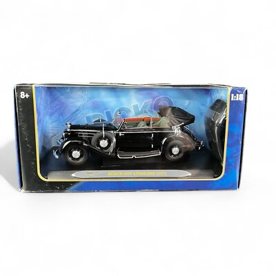 NEW 1937 RICKO HORCH 930V BLACK LIMOUSINE DIECAST CAR MODEL 1:18 SCALE ...