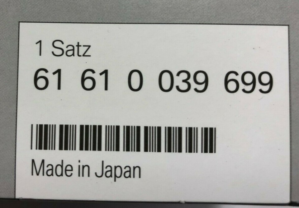 Genuine BMW X5 X6 Front Wiper Blade Set 61610039699 F15/F16/F85/F86 | eBay