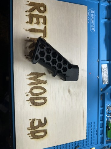 ar grip hex skeleton grip for ar and airsoft | eBay