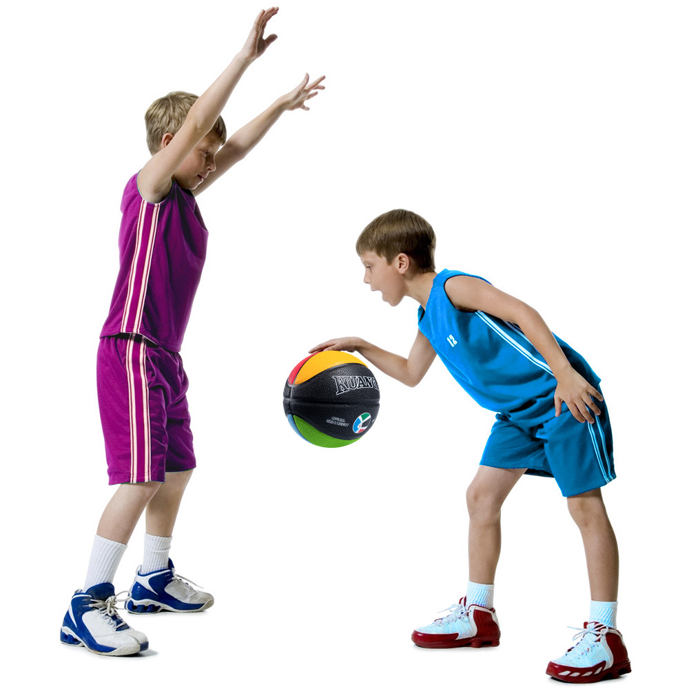 Basketball For Kids Kuangmi Olympic Color Basketballs - Size 3,4,5,6,7 ...