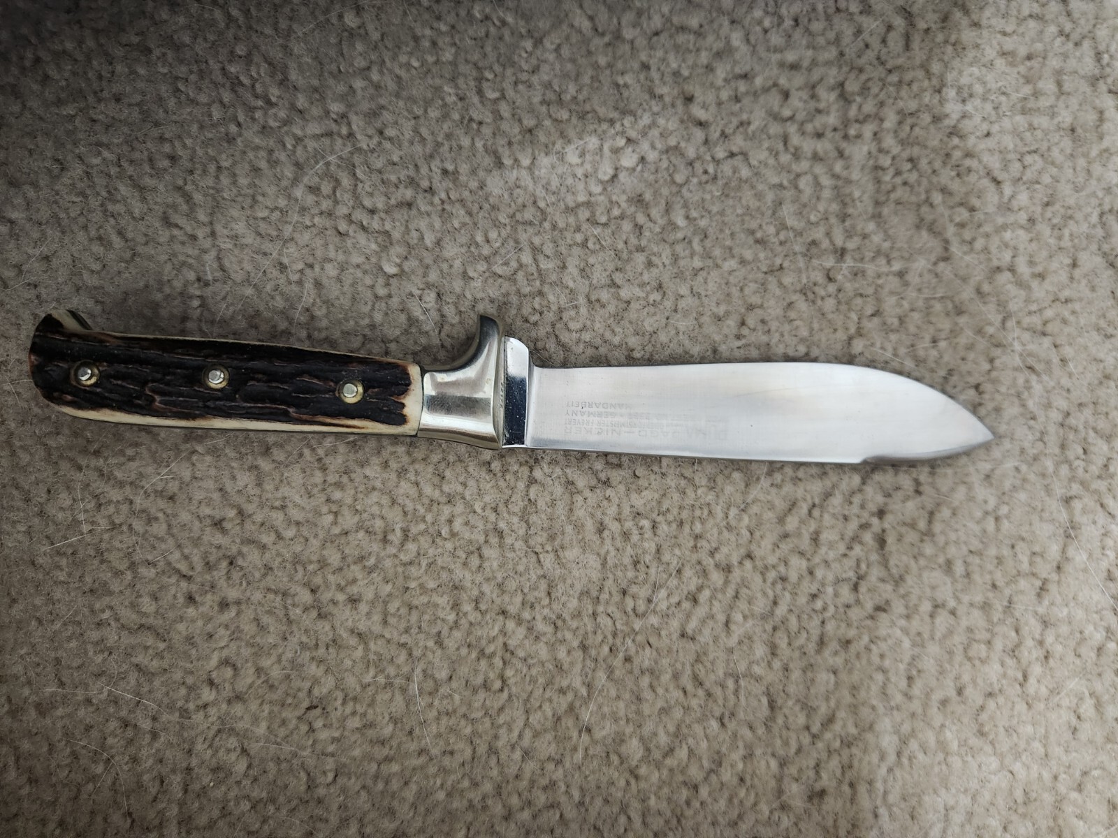 Puma Jagd-Nicker German Fixed Blade Knife with Leather Sheath | eBay