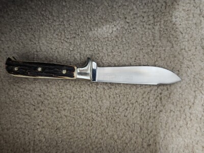 Puma Jagd-Nicker German Fixed Blade Knife with Leather Sheath | eBay