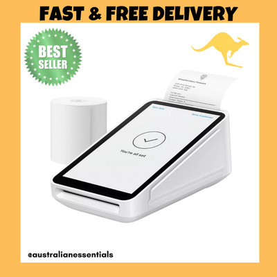Square Terminal Payment Card Reader 20 Rolls Printing Receipts Wi-Fi ...