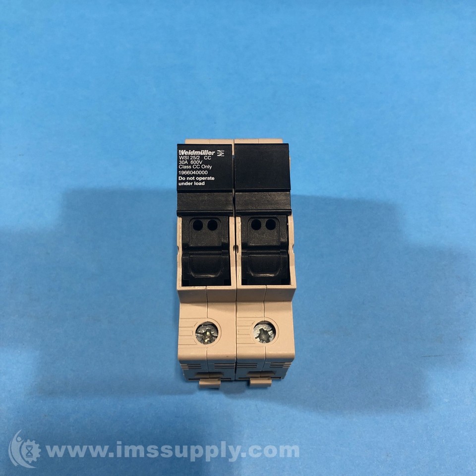 Weidmuller 1966040000 DIN Rail Terminal Blocks WSI 25/2 CC FNIP | eBay